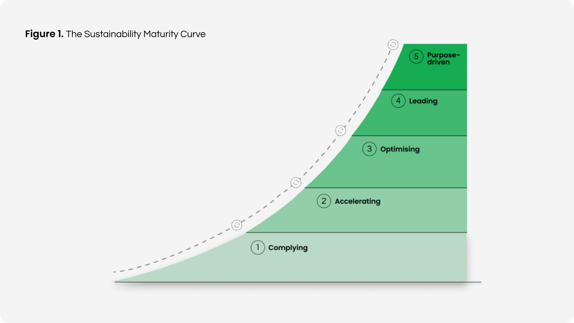 The Journey On The Sustainability Maturity Curve